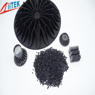 China Black Heatsink Thermal Conductive Plastic 1.8W Power Shrinkage 0.3-0.5% for LED Housing for sale