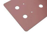 China Pink 0.229mm Thermally Conductive Insulator Low Thermal Resistance for Power Semiconductors for sale