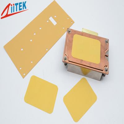 China High Temperature Resistance 0.127mm Silicone Heating Insulation Materials For Gpu Cpu Heatsink for sale