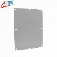 China Gray Fiberglass Thermally Conductive Insulator Pad 0.152mm for GPU CPU Heatsink Cooling for sale