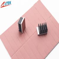 China ATE Heatsink Silicone Thermal Conductive Pad 1.25W/m-K with 15-45 Shore 00 Hardness for Electronics Cooling for sale