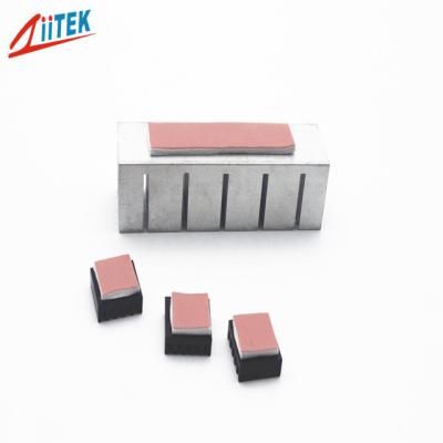 China ATE Heatsink Silicone Thermal Conductive Pad 1.25W/m-K with 15-45 Shore 00 Hardness for Electronics Cooling for sale