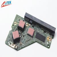 China Pink Thermal Gap Filler Pad 1.25 W/mK for LED Lamps -40 to 160C Continuous Use for sale