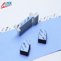 China Blue Silicone Thermal Pad 0.5mm to 5.0mm Thick 1.5W/mK for Electronic Heat Dissipation for sale