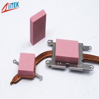 China Silicone Thermal Conductive Pad 6.0 W/mK Fiberglass Reinforced Insulation Sheet for CPU GPU Cooling for sale
