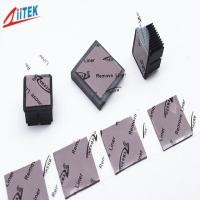 China High Thermal Conductivity 6W/mK Thermal Pad 60 Shore00 Hardness 3.4 Density for AI Processors for sale