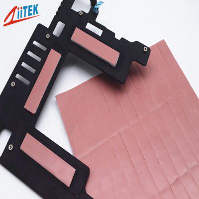 China Pink 1.0W/mK Thermal Pad Silicone Gap Filler for Semiconductor Heat Dissipation 0.25mm to 5.00mm for sale