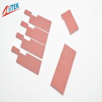 China Pink 1.0W/mK Thermal Pad Silicone Gap Filler for Semiconductor Heat Dissipation 0.25mm to 5.00mm for sale