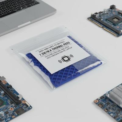 China 7.5W/m-K Ultra-Soft Self-Adhesive Thermal Pad 0.5-5mm for PC Laptop CPU GPU Cooling for sale