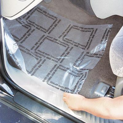 China HNHN Transparent LLDPE Auto Carpet Protection Film 0.02-0.15mm Thickness 500-1000g Adhesive Strength for sale