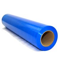 China Clear 600mm LLDPE Window Glass Protection Film Roll 0.02-0.15mm Thickness UV Resistance for sale