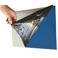 China Composite Panel Temporary PE Protective Film 1250mm Width 80 Micron Thickness for Aluminum Surfaces for sale