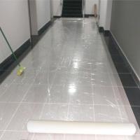 China 50 Micron Temporary CE Certified Hard Surface Protection Film for Ceramic Tile Floor with 70 MPa Tensile Strength for sale