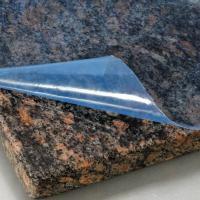 China 600mm x 0.05mm Stone Surface Protective Film Roll with Water-Based Acrylic Adhesive for Dust and Moisture Proofing for sale