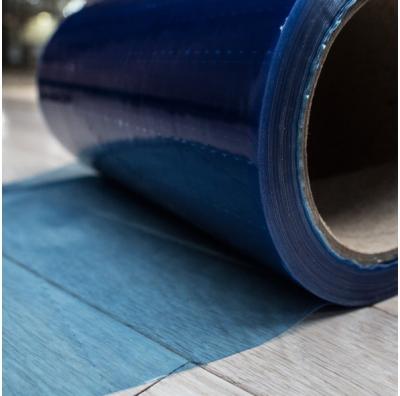China 910mm x 25m Anti-Oil Laminated Board Floor Protection Film with Water Resistant Removable Adhesive for sale