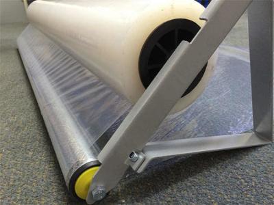 China Sticky Back SGS 500g/25mm Carpet Protection Film - 50-150 Micron Thickness, 70MPa Tensile Strength for sale