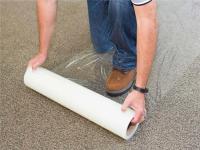 China Blue Puncture Resistance 91.44m 36'' Carpet Protection Film For House Moving for sale