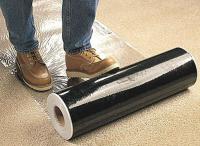 China Temporary 1000g/25mm 24'' Carpet Protection Film For Home Decoration for sale