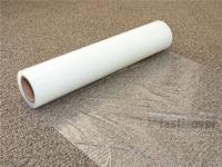 China HNHN No Bubble 1000mm Self-Adhesive Carpet Protector Film - 21-48 Inch Width, 0.05-0.1mm Thickness for Construction and Renovation for sale