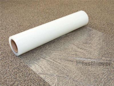 China HNHN No Bubble 1000mm Self-Adhesive Carpet Protector Film - 21-48 Inch Width, 0.05-0.1mm Thickness for Construction and Renovation for sale