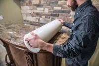 China 3Mil Stone Guard Marble Protection Tape 24-48 Inch Width 100-600 Foot Rolls Anti Scratch Surface Film for sale