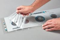 China 1000m Sheet Metal Protective Film - 30-150 Micron Thickness, 100-2000mm Width, PE Material for Industrial Applications for sale