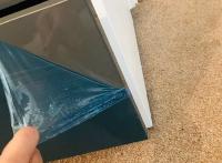 China 1250mm x 60-micron Disposable PE Protective Film for Kitchenware Metal Surface Protection | 300% Elongation for sale