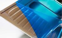 China Deep Drawing Stainless Steel Protective Film 30-150 Microns Thickness with 20-500 g/25mm Peel Strength for sale