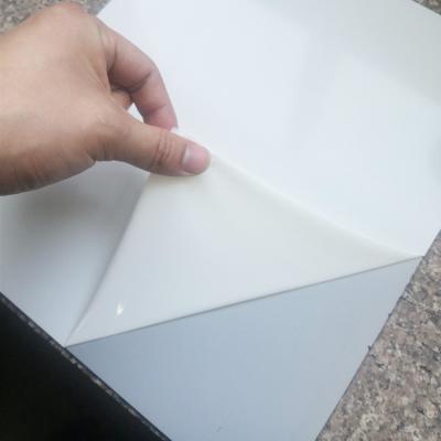 China HNHN PE Milky White 130Mic Mirror Safety Backing Film - 60-230mic Thickness, ANSI Z97.1 Certified for sale