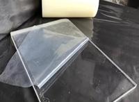 China 30 Micron Polyethylene Protective Film 200m Length with 70°C Heat Resistance for Plastic Sheet Surface Protection for sale