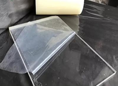 China 30 Micron Polyethylene Protective Film 200m Length with 70°C Heat Resistance for Plastic Sheet Surface Protection for sale