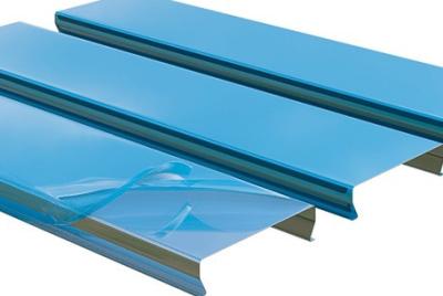China 0.03mm Roof Sandwich Panel Protection Film 50-100 Micron Thickness 300-2050mm Width for Thermal Insulation for sale