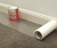 China LLDPE Multi-Surface Protection Film 2.5mil Thickness with 30-Day No-Residue Adhesive for Carpet Protection for sale