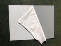 China Milk White Safety Mirror Backing Film 20-260 Micron Thickness 20-1650mm Width for Shatter Protection for sale