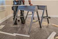 China 91.44cm 0.065mm Floor Temporary Protective Carpet Shield Self Adhesive Film Masking Cover for sale