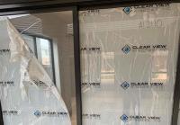 China PE Milky White 600mm x 100m Printable Window Glass Protection Film with 45-Day UV Resistance and Self-Adhesive Design for sale
