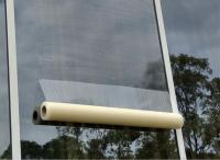 China PE Milky White 600mm x 100m Printable Window Glass Protection Film with 45-Day UV Resistance and Self-Adhesive Design for sale