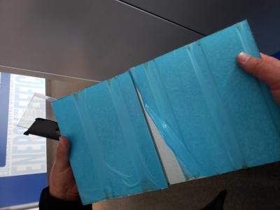 China 1220mm x 500m Low Temperature Protective Film -40℃ to +80℃ Range for Industrial Panels for sale