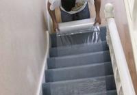 China 0.063mm Protective Floor Covering Temporary Self Adhesive Carpet Protection Film for sale