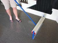 China 0.063mm Protective Floor Covering Temporary Self Adhesive Carpet Protection Film for sale