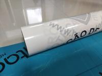 China 500mm Width 45 Micron White UV Blocking Window Protection Film with Logo Printing for Construction for sale
