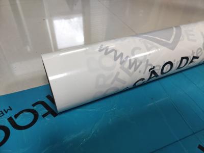 China 500mm Width 45 Micron White UV Blocking Window Protection Film with Logo Printing for Construction for sale