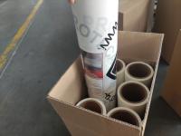 China Milky White Printable Logo Customized Window Shields Self Adhesive Film for sale