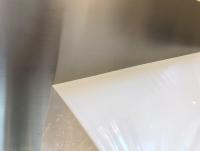 China 1250mm Width 70micron Thickness Stainless Steel Protective Film with 10-500g/25mm Adhesion for Metal Surface Protection for sale