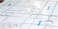 China 1250mm CO2 Fiber Laser Cutting Protection Film for Stainless Steel - 0.02-0.15mm Thickness, 25-4000m Length for sale