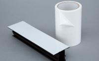China Milk White Printing Window Extrusion Profile Protection Tape 2100mm Width 150μm Thickness with Custom Printing for sale