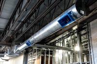 China 50 Micron Aluminium Vent Duct Protective Film High Tack Blue 24