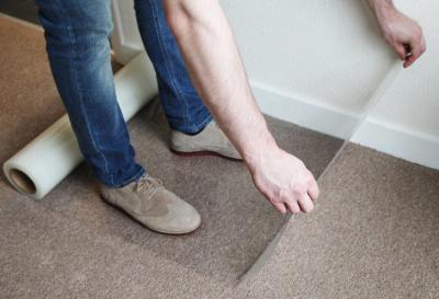 China Transparent Color Self Adhesive Carpet Protection Tape Removable Paint Protection for sale