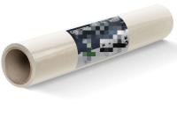 China 24 Inch x 600 Foot 60 Micron Carpet Protection Self-Adhesive Film Sheet with Removable Backing for sale