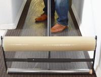 China Small Core 1.5' Transparent Carpet Protection Film Customized Packing for sale